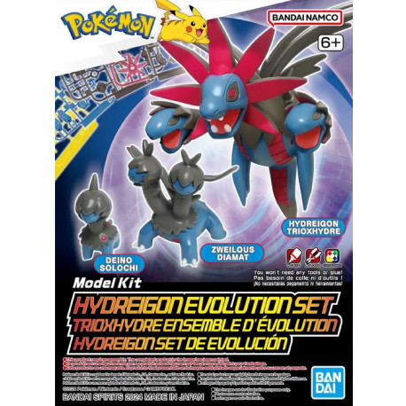 Pokemon Model Kit Hydreigon Evolution Set 22 (Bandai Model Kit ...