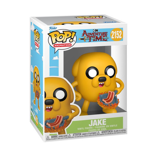 POP! Vinyl: Adventure Time - Jake (with Frying Pan) Figure - Vagabond ...