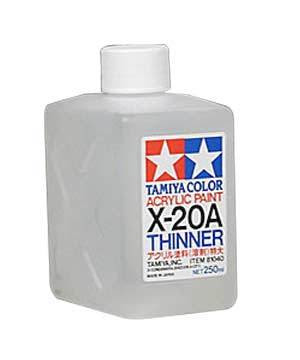 Tamiya Acrylic Thinner 250ml - X-20A - Vagabond Games & Collectables