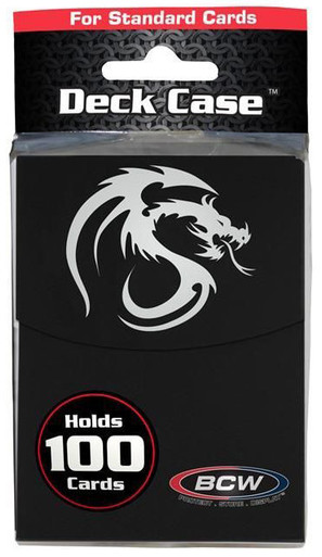 BCW Deck Case Box Large Black (Holds 100 cards) - Vagabond Games ...