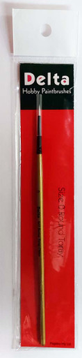 Delta Hobby Paintbrush Toray, Round Size 0 - Vagabond Games & Collectables