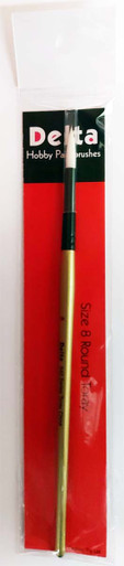 Delta Hobby Paintbrush Toray, Round Size 8 - Vagabond Games & Collectables