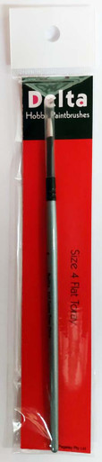 Delta Hobby Paintbrush Toray, Flat Size 4 - Vagabond Games & Collectables