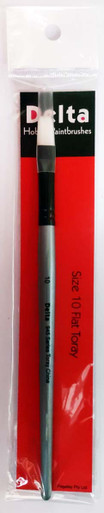 Delta Hobby Paintbrush Toray, Flat Size 10 - Vagabond Games & Collectables