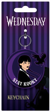 Wednesday - Stay Kooky - PVC Keyring - Vagabond Games & Collectables