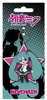 Hatsune Miku - Star - PVC Keyring - Vagabond Games & Collectables