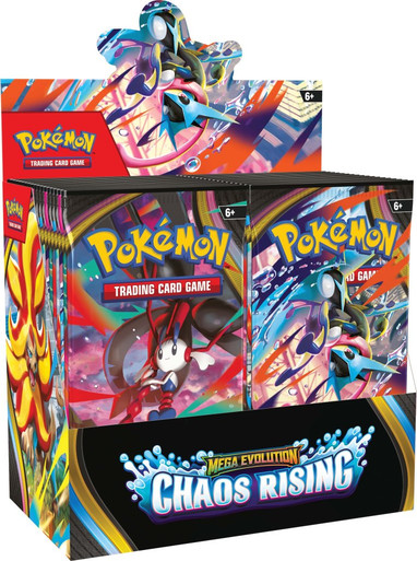 Pokemon TCG Mega Evolutions: Chaos Rising Booster Box - Vagabond Games ...