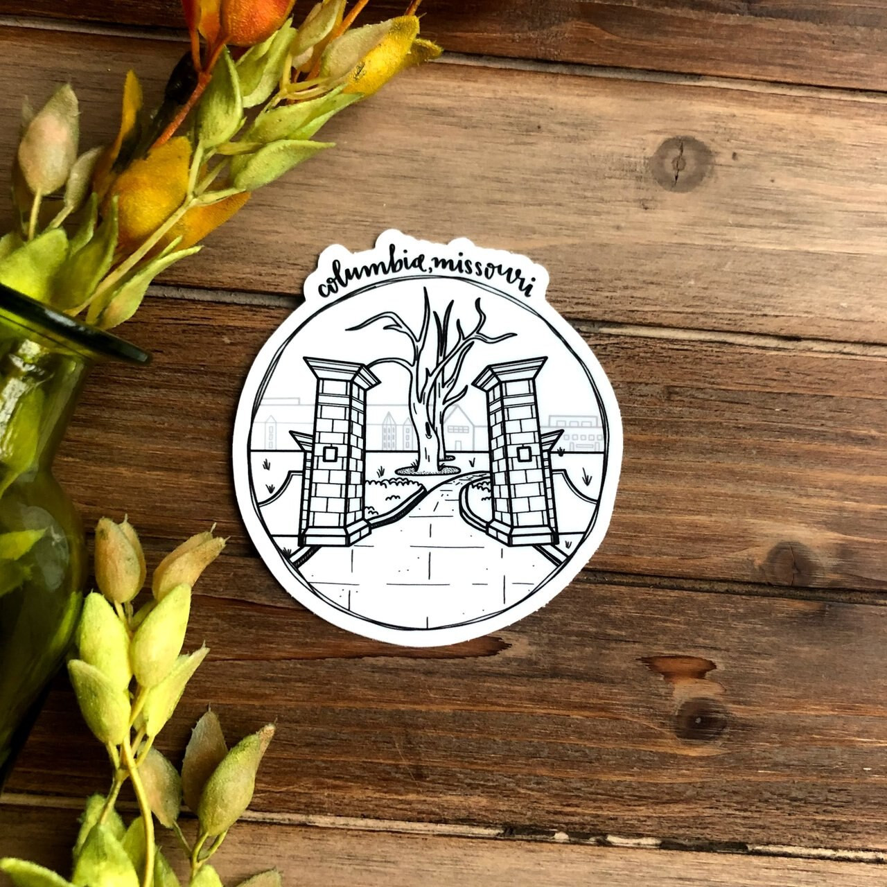 Columbia College Sticker by Doodle Station | SHSMO