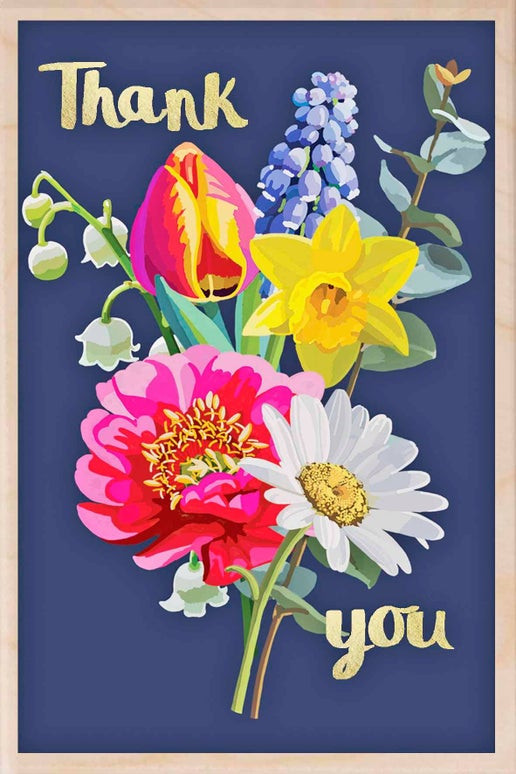 Thank You Wooden Postcard | SHSMO