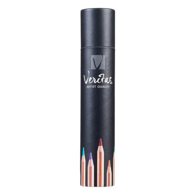 Veritas Coloring Pencils in Cylinder - Set of 12 | SHSMO