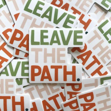 Leave the Path Sticker | SHSMO