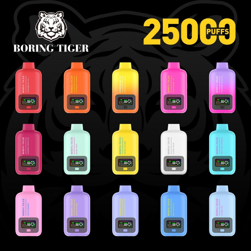Boring Tiger 25000 Disposable: Flavor Profiles - Disposable Vapez ...