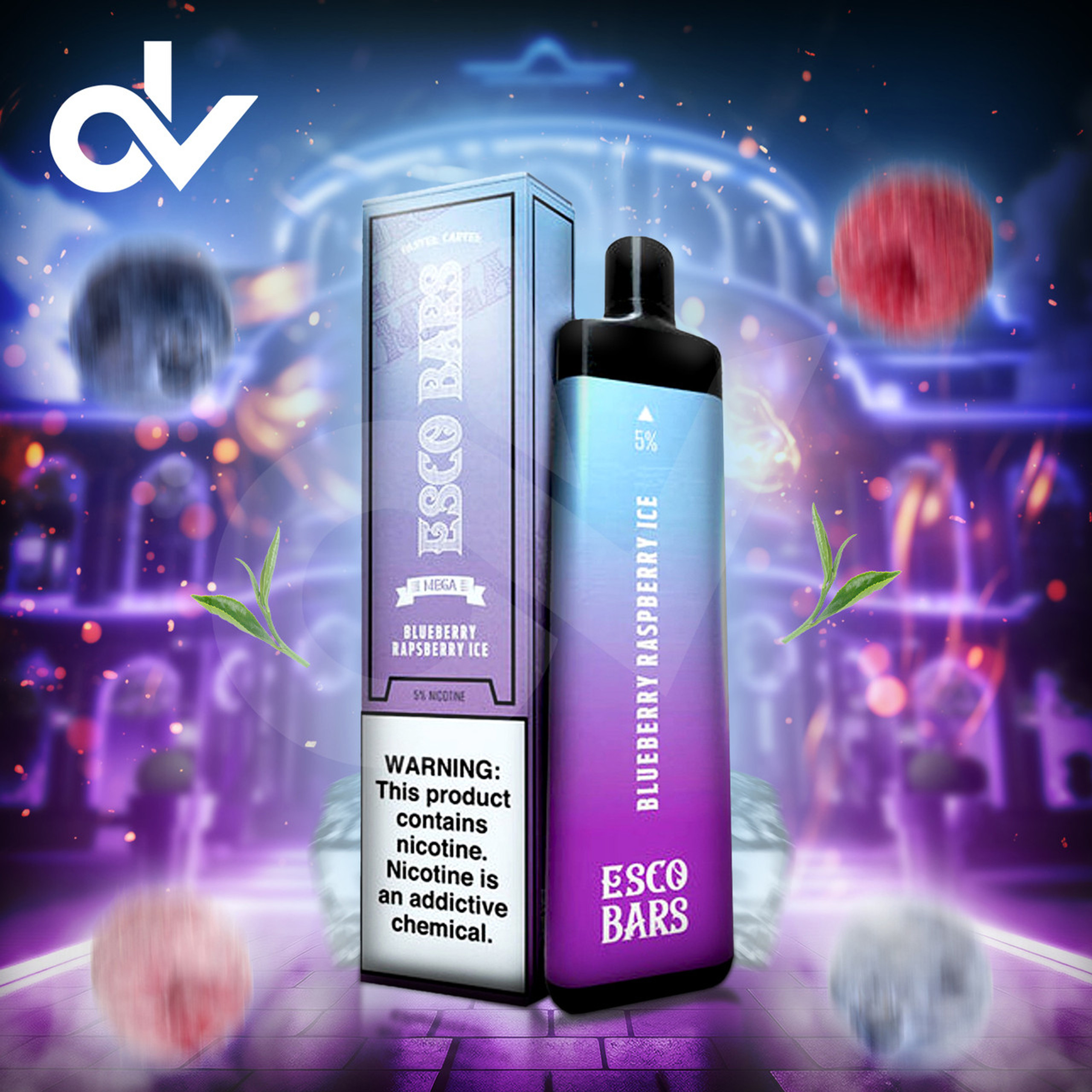 Esco Bars Mega Disposable Vape 5000 Puffs 5% Exploring Flavour Profile - Disposable Vapez ...