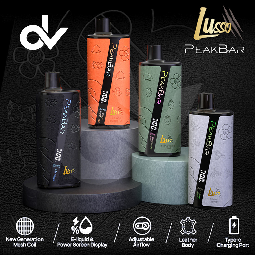 Peak Bar Lusso 8200 Full Review - Disposable Vapez - Online Disposable ...
