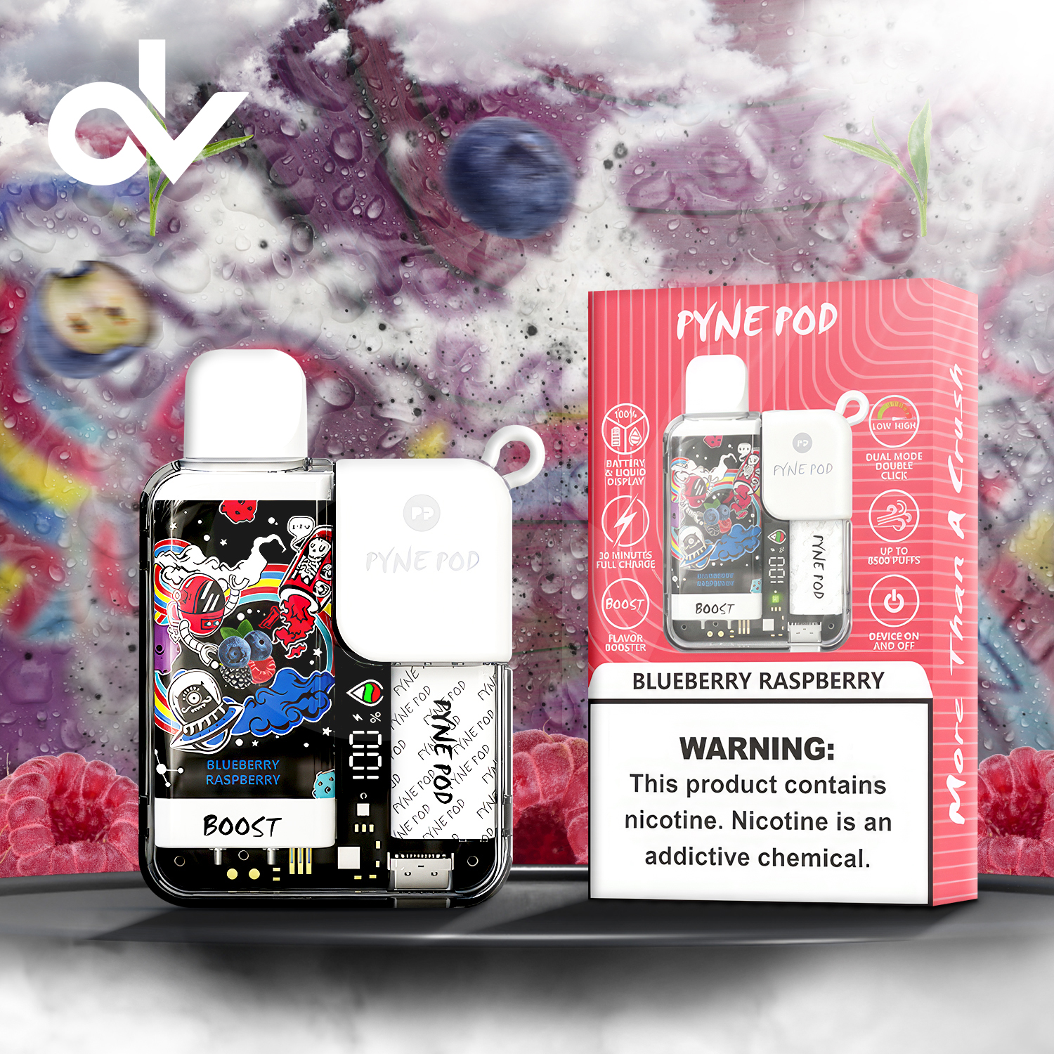 PYNE POD BOOST 8500: Your Flavor Playground! - Disposable Vapez ...