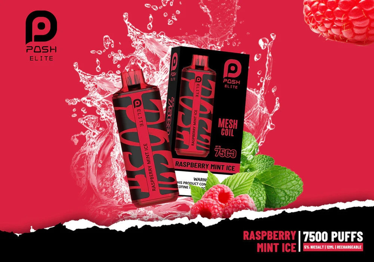 Posh Elite 7500 Disposable Unveiled - Disposable Vapez - Online ...