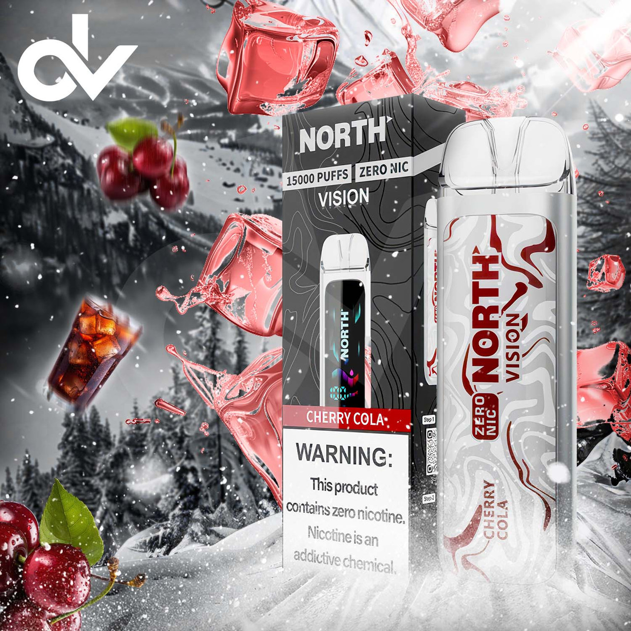 North Vision 15000 Zero Nicotine: 15,000 Puffs & Bold Flavor Profiles ...