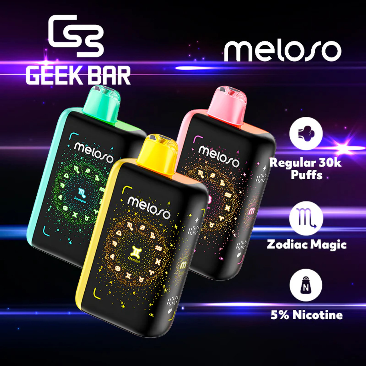 Geek Bar Meloso 30K: A Stylish Vape with 30K Puffs and Zodiac Design - Disposable Vapez - Online ...