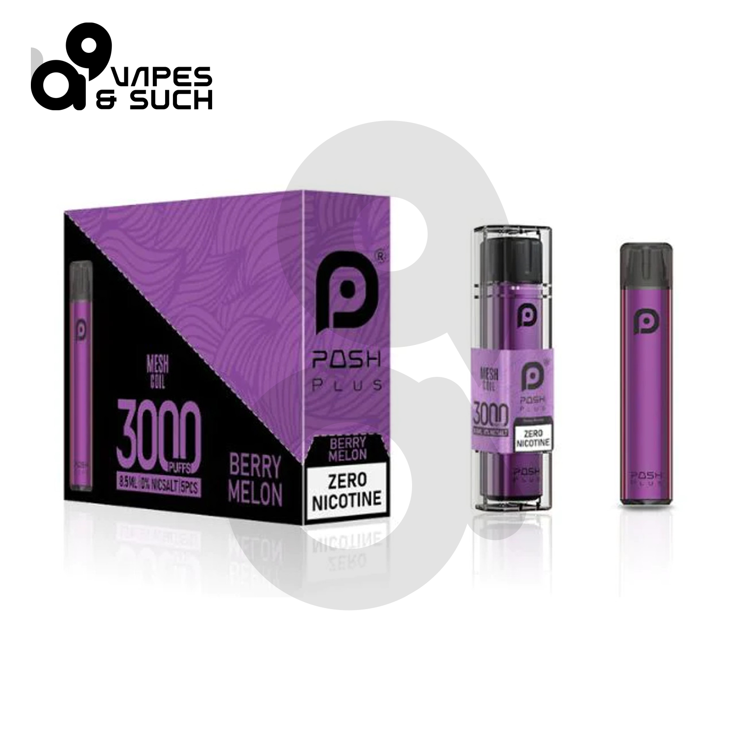 Posh Plus 3K Zero Nicotine Exploring Flavour Profile - Disposable Vapez ...