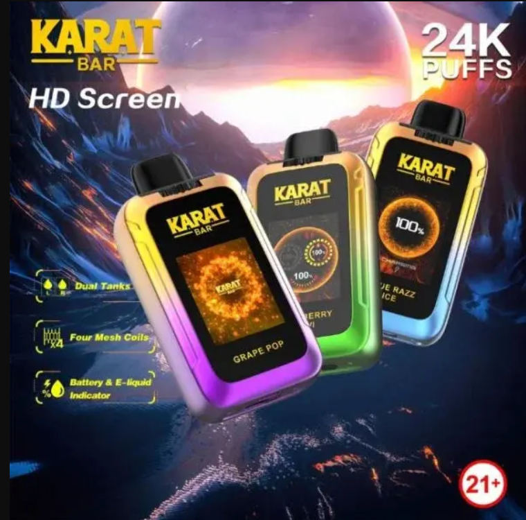 Karat Bar 24000 Puffs Vape: A Luxurious Vaping Experience - Disposable ...