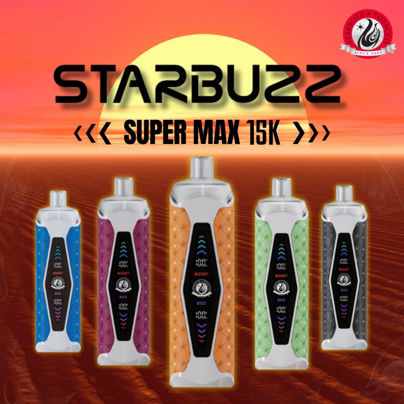 Starbuzz Super Max 15K Review: 15K Puffs & Flavorful Delights - Disposable Vapez - Online ...