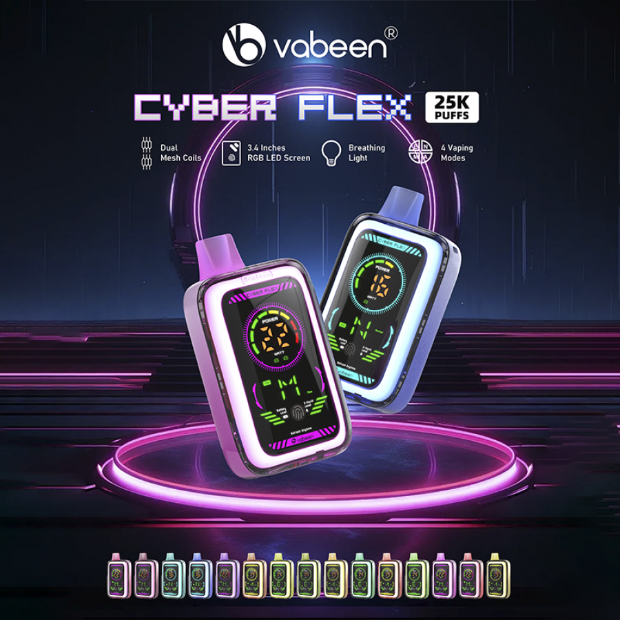 Unveil Flavor and Control: Cyber Flex 25K by Vabeen Review - Disposable Vapez - Online ...