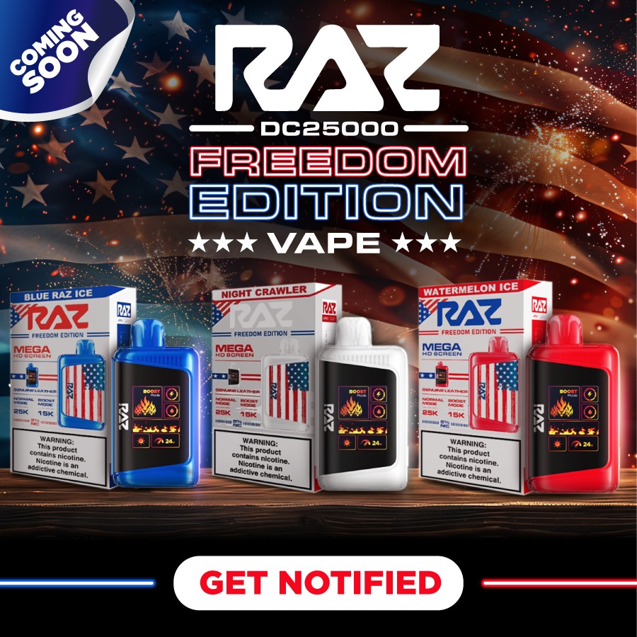 Raz DC25000 Freedom Edition: Full Review - Disposable Vapez - Online ...