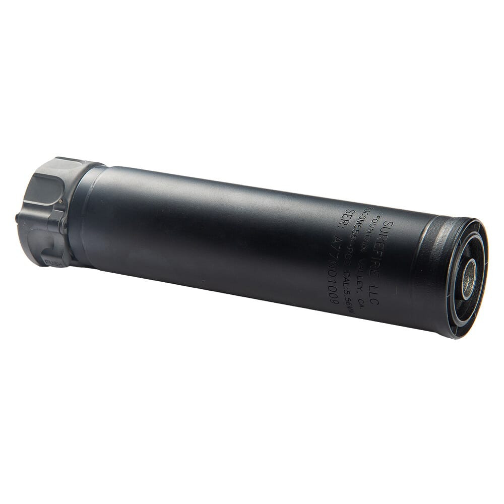 Surefire Socom 4 Series 5.56 6.4" Low Back Pressure Black Suppressor ...