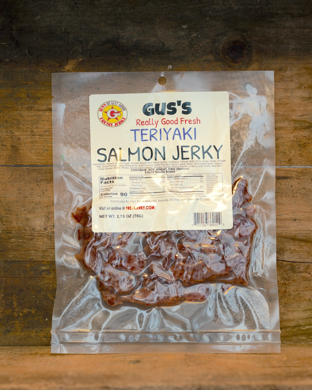 Teriyaki Salmon Jerky