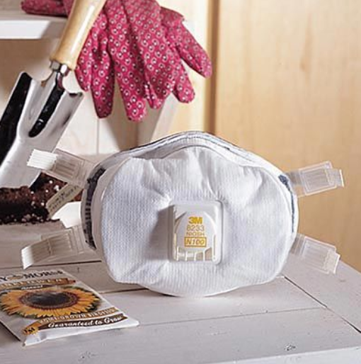 Tappi 3 M 1100 4- 3M 8233 N100 Particulate Respirator Smoke Protection ...