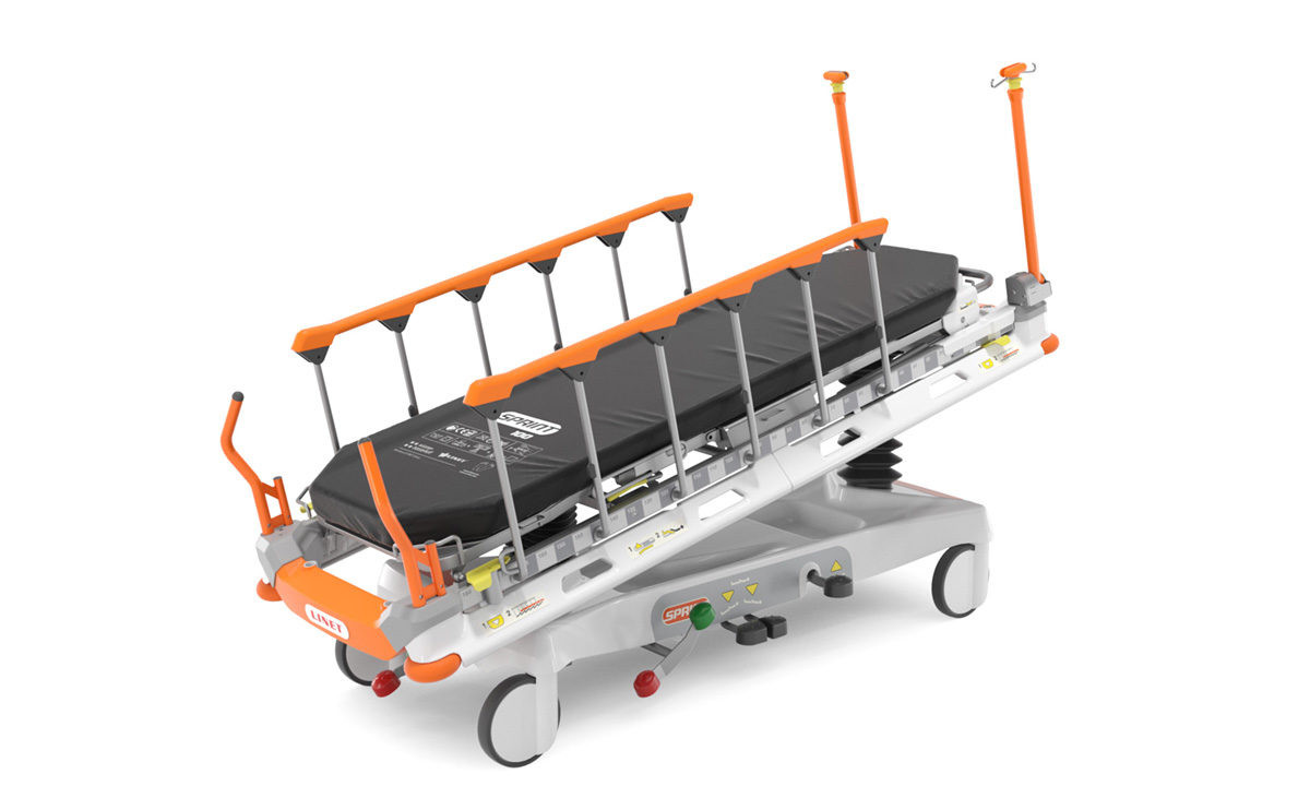 LINET Premium Transport Stretcher, SPRINT 100 - PrimeHub