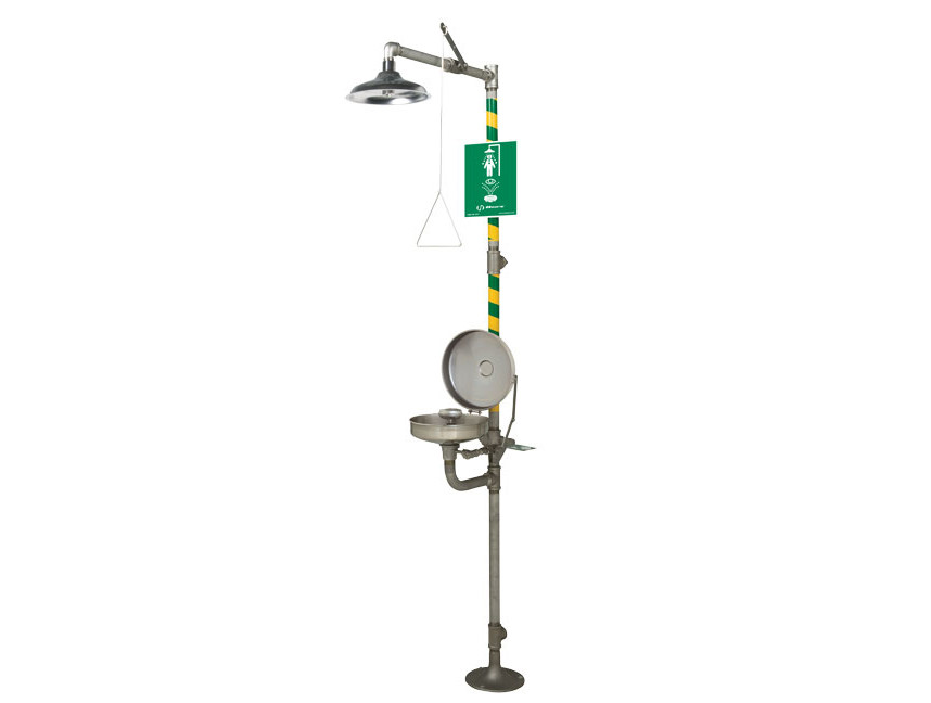 Haws 8330 Axion Emergency Shower and Eyewash - PrimeHub