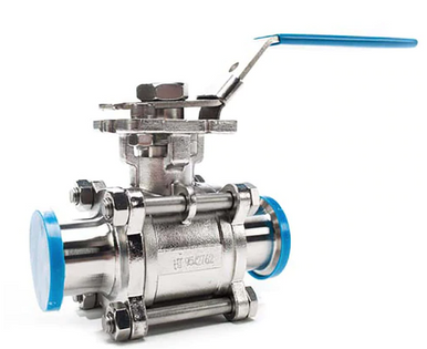 Sanitary Two Way Clamp End Ball Valve | Hempel Pipe & Supply