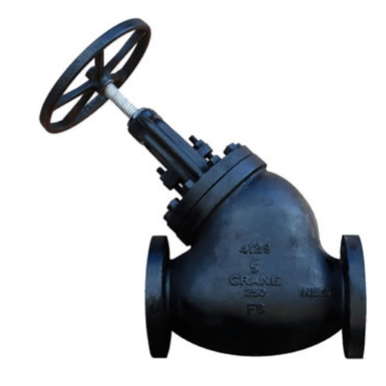 250# Flanged Iron Body Stop Check Valve Straightway | Hempel Pipe & Supply