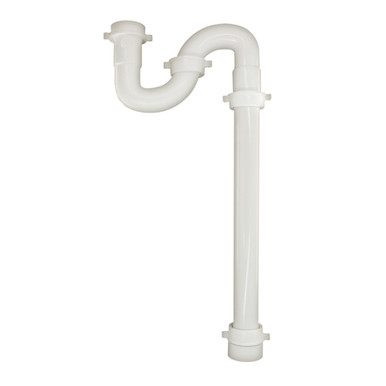1-1/2" PVC S-trap w/ Adapter | Hempel Pipe & Supply