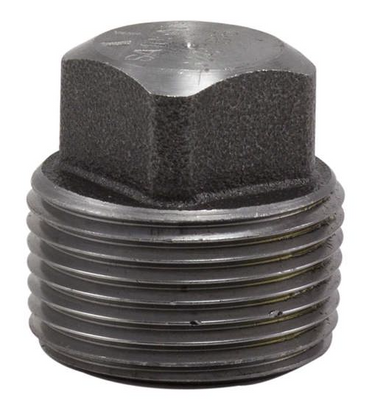 3000# Forged Steel Square Head Threaded Plug | Hempel Pipe & Supply