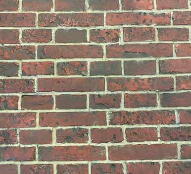 Rental vacuum - formed Dark Red Brick 4' x 8' - Set Shop NYC
