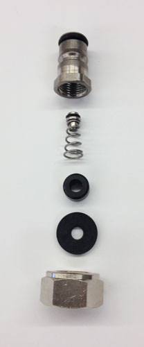 Keg Coupler Conversion Kit to Ball Lock Fittings (Does NOT include keg ...