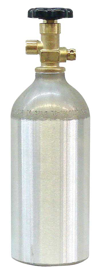 New 2.5 lb Aluminum Carbon Dioxide (CO2) Tank