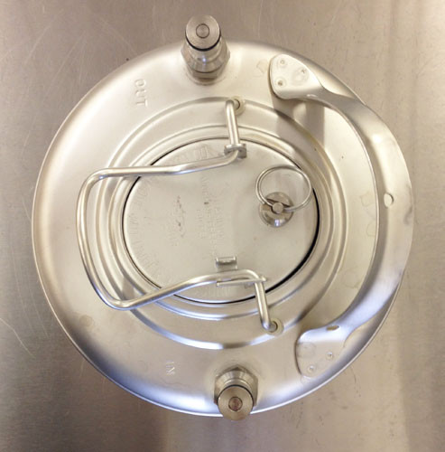 New 5 Gallon Stainless Steel Ball Lock Home Brew Keg