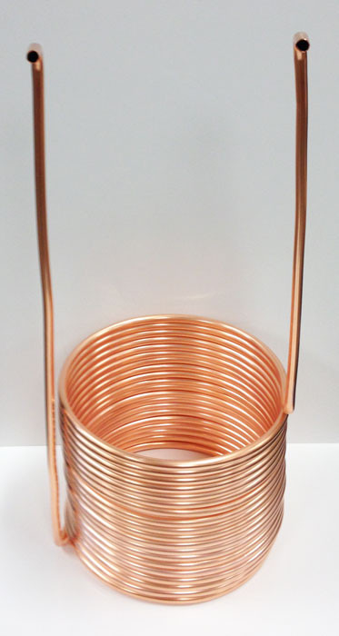 50' Copper Immersion Chiller (3/8 inch OD Tubing) - BREWinternational