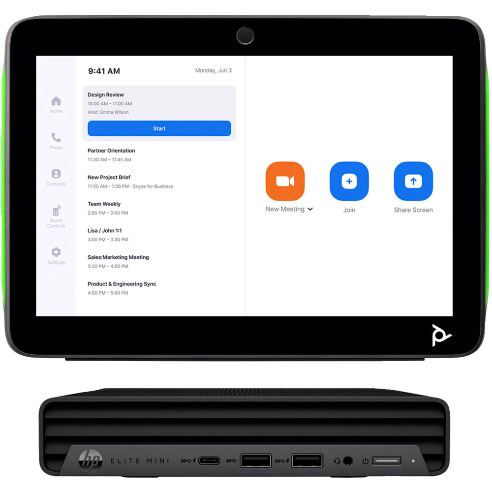 Poly Studio Base Kit G9 Plus for Microsoft Teams Rooms - Video ...