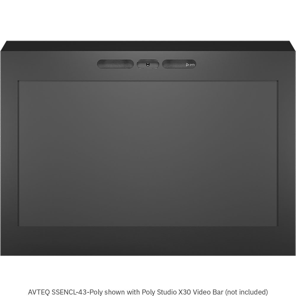 AVTEQ SSENCL-43-Poly Security Display Enclosure - Video...