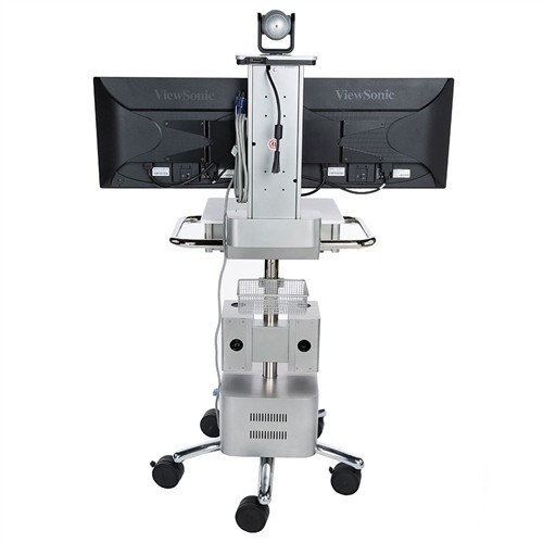Poly RealPresence Group 500 Dual Display Cart, 7200-64860-001
