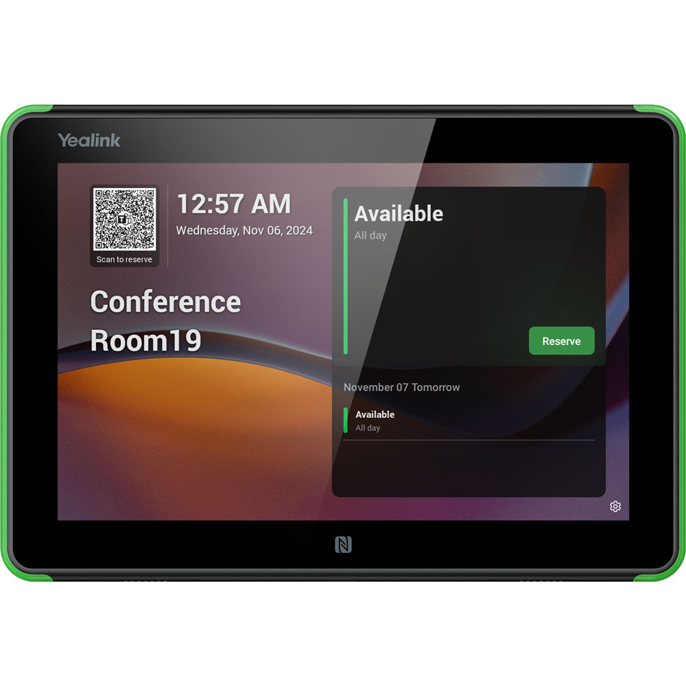 Yealink RoomPanel Plus E2 Scheduling Panel - Video Conferencing Supply