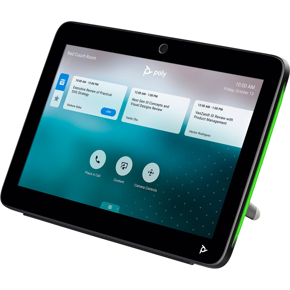 Poly TC10 Black Touch Controller - Video Conferencing Supply