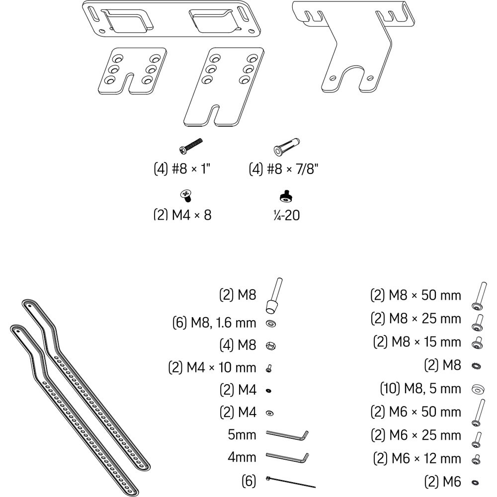 Poly Studio V12 X30 X32 VESA and Wall Mount - Video Conferencing Supply