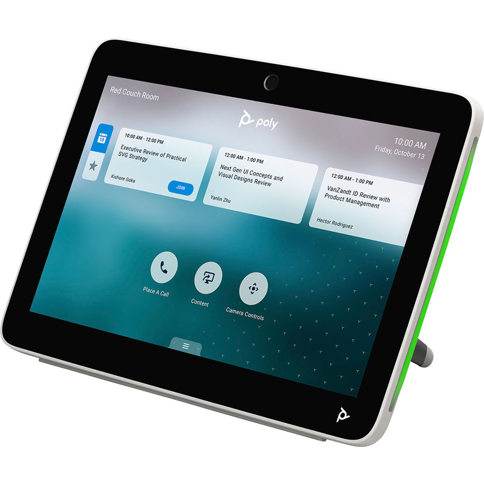 Poly TC10 Black Touch Controller - Video Conferencing Supply