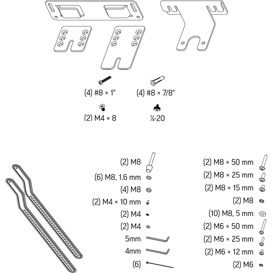 Poly Studio V12 X30 X32 VESA and Wall Mount - Video Conferencing Supply
