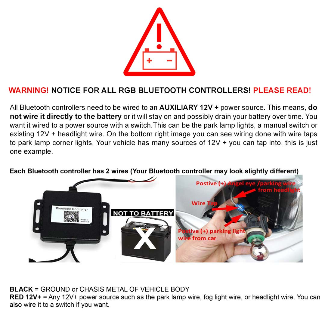 HALO RGB Color Projector LED Headlights & Fog Lights Kit for Wrangler ...